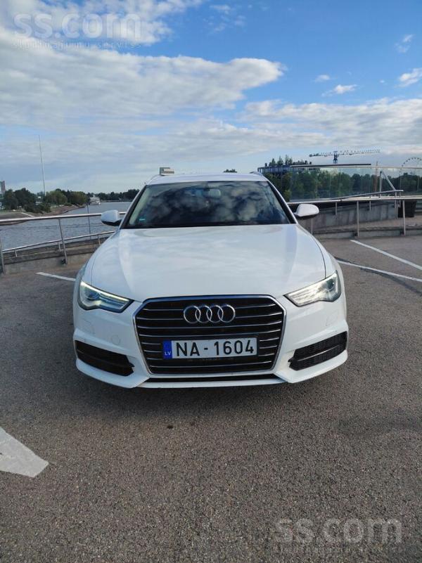 White Audi A6 2016 in Riga, with an engine capacity of 2.00 L and mileage of 283 thousand km for 13990 €, photo 6 on AUTOMOTO.COM.LV