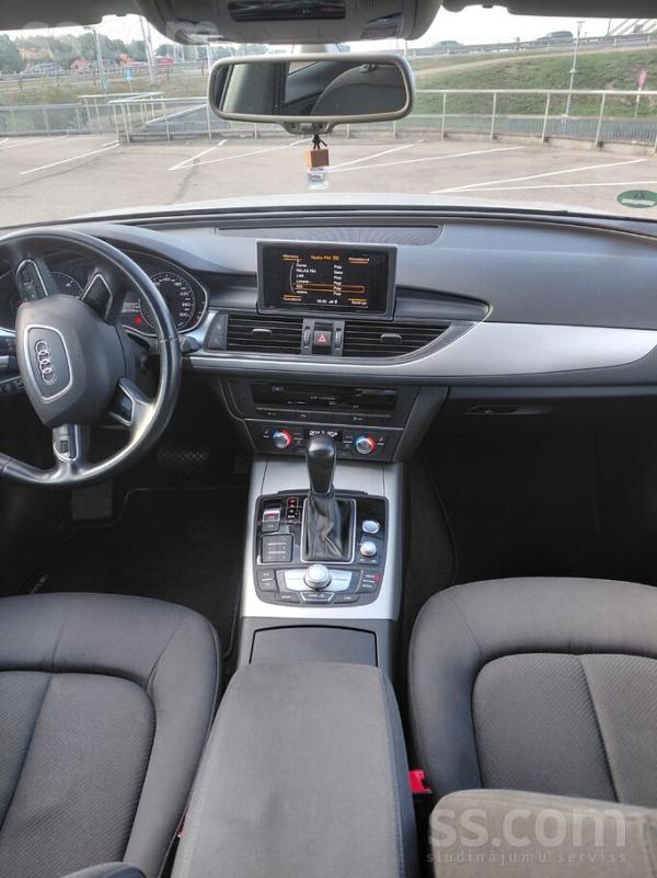 White Audi A6 2016 in Riga, with an engine capacity of 2.00 L and mileage of 283 thousand km for 13990 €, photo 9 on AUTOMOTO.COM.LV