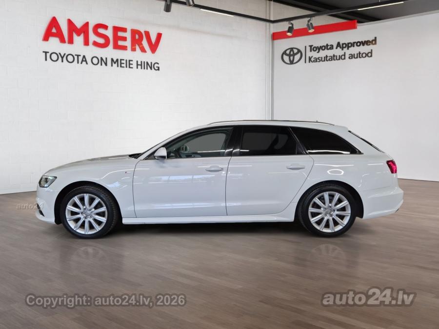 White Audi A6 2016 in Tallinn, with an engine capacity of 2.00 L and mileage of 165 thousand km for 14990 €, photo 4 on AUTOMOTO.COM.LV