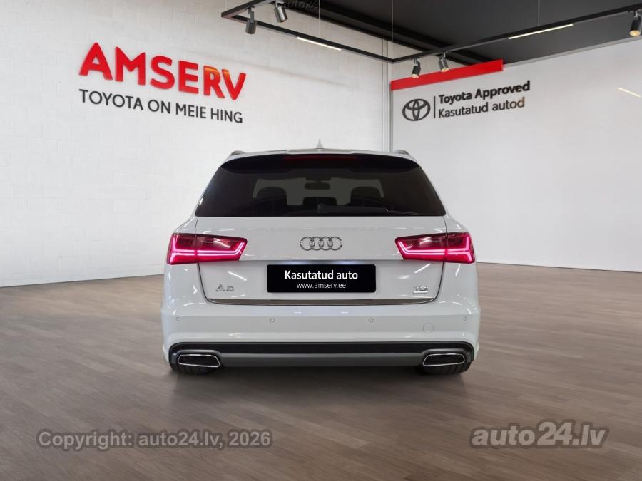 White Audi A6 2016 in Tallinn, with an engine capacity of 2.00 L and mileage of 165 thousand km for 14990 €, photo 5 on AUTOMOTO.COM.LV