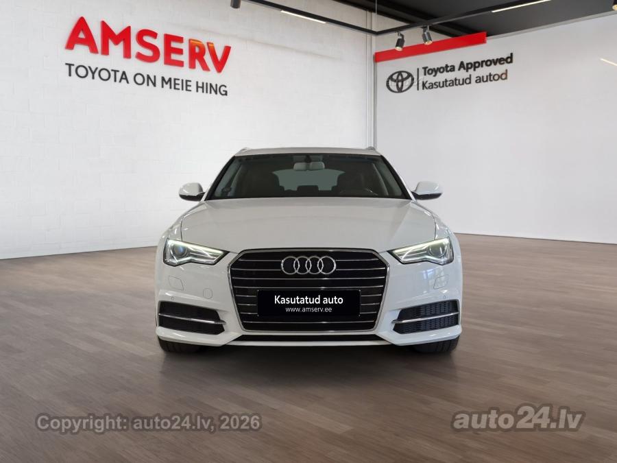 White Audi A6 2016 in Tallinn, with an engine capacity of 2.00 L and mileage of 165 thousand km for 14990 €, photo 6 on AUTOMOTO.COM.LV
