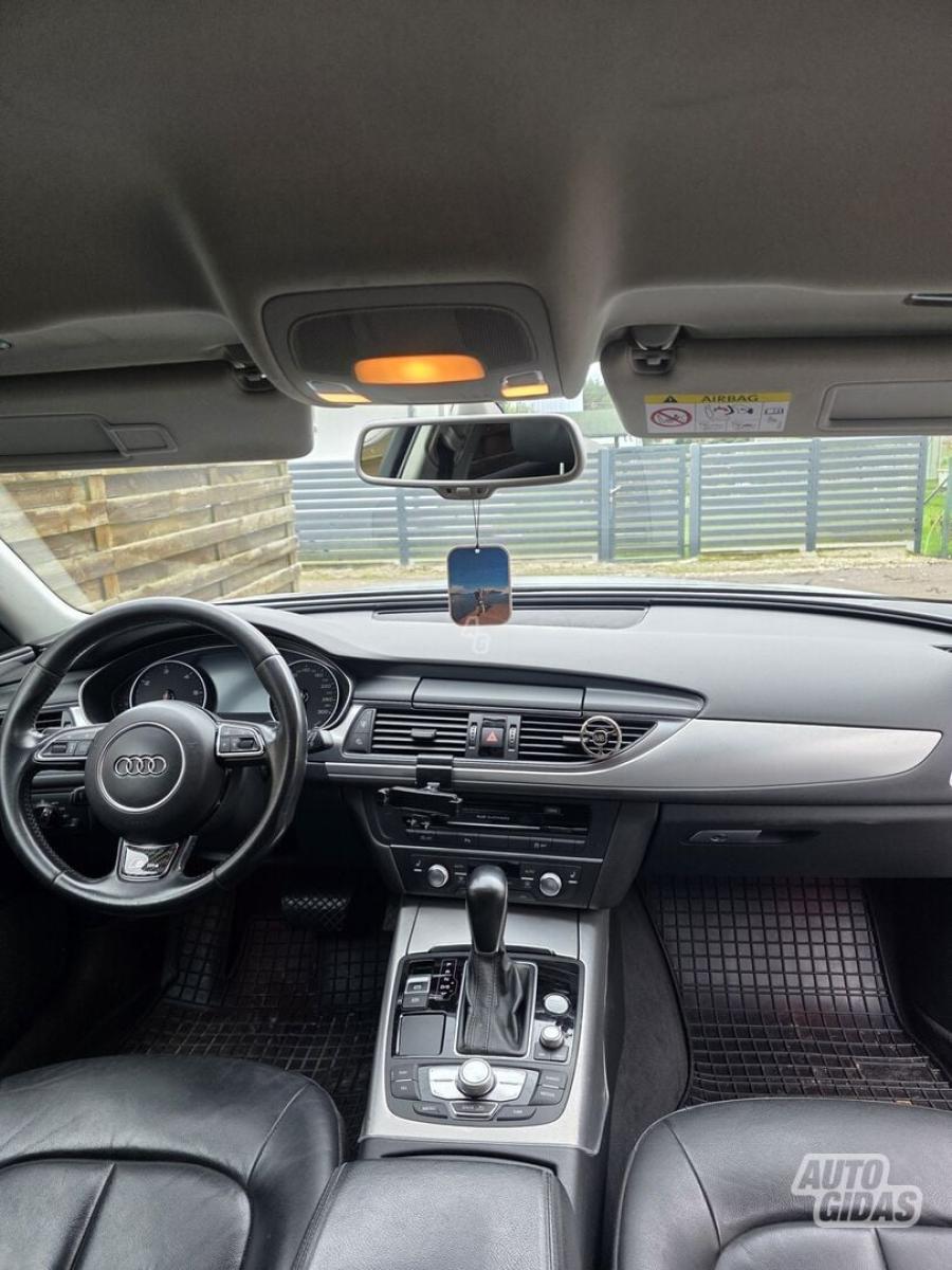White Audi A6 2016 in Druskininkai, with an engine capacity of 2.00 L and mileage of 284 thousand km for 13200 €, photo 10 on AUTOMOTO.COM.LV