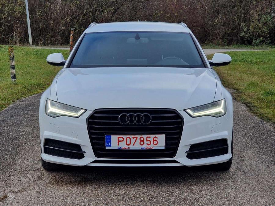 White Audi A6 2017 in Jonava, with an engine capacity of 2.00 L and mileage of 216 thousand km for 14400 €, photo 2 on AUTOMOTO.COM.LV