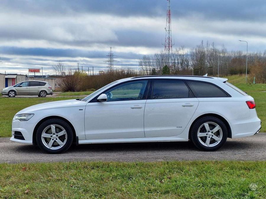 White Audi A6 2017 in Jonava, with an engine capacity of 2.00 L and mileage of 216 thousand km for 14400 €, photo 4 on AUTOMOTO.COM.LV