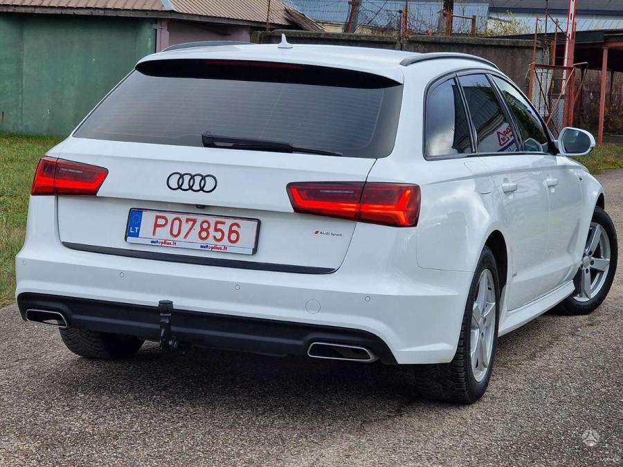 White Audi A6 2017 in Jonava, with an engine capacity of 2.00 L and mileage of 216 thousand km for 14400 €, photo 7 on AUTOMOTO.COM.LV