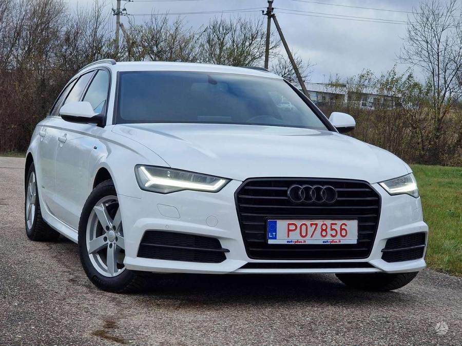 White Audi A6 2017 in Jonava, with an engine capacity of 2.00 L and mileage of 216 thousand km for 14400 €, photo 10 on AUTOMOTO.COM.LV
