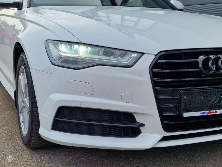 White Audi A6 2017 in Jonava, with an engine capacity of 2.00 L and mileage of 216 thousand km for 14400 €, photo 12 on AUTOMOTO.COM.LV