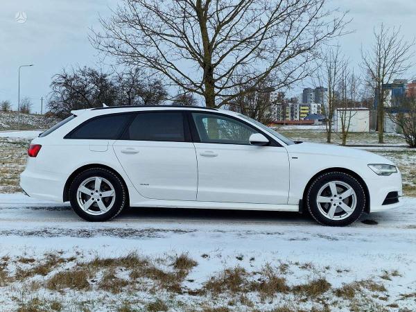 White Audi A6 2017 in Jonava, with an engine capacity of 2.00 L and mileage of 216 thousand km for 14700 €, photo 4 on AUTOMOTO.COM.LV