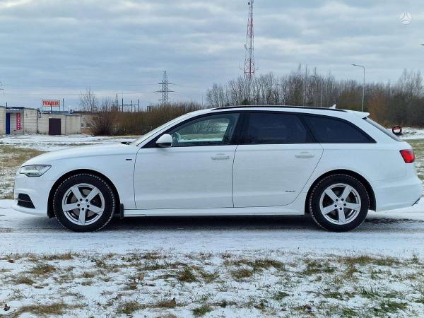 White Audi A6 2017 in Jonava, with an engine capacity of 2.00 L and mileage of 216 thousand km for 14700 €, photo 9 on AUTOMOTO.COM.LV