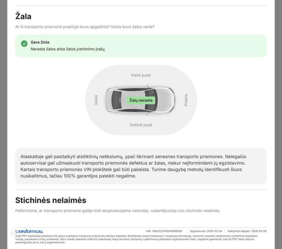 Белый Ауди А6 2017 в Ионава, объемом двигателя 1.97 л и пробегом 267 тыс. км за 14950 €, фото 28 на AUTOMOTO.COM.LV