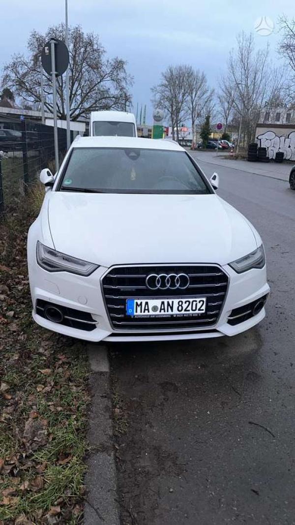 White Audi A6 2017 in Siauliai, with an engine capacity of 2.97 L and mileage of 223 thousand km for 11900 €, photo 1 on AUTOMOTO.COM.LV