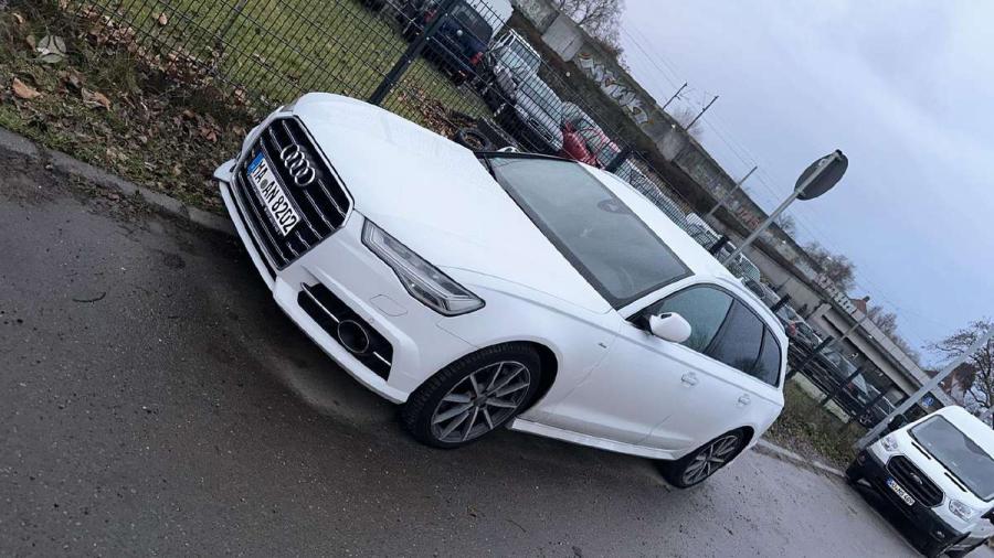 Balts Audi A6 2017 Šauļi, ar dzinēja tilpumu 2.97 L un nobraukumu 223 tūkst. km par 11900 €, foto 2 vietnē AUTOMOTO.COM.LV