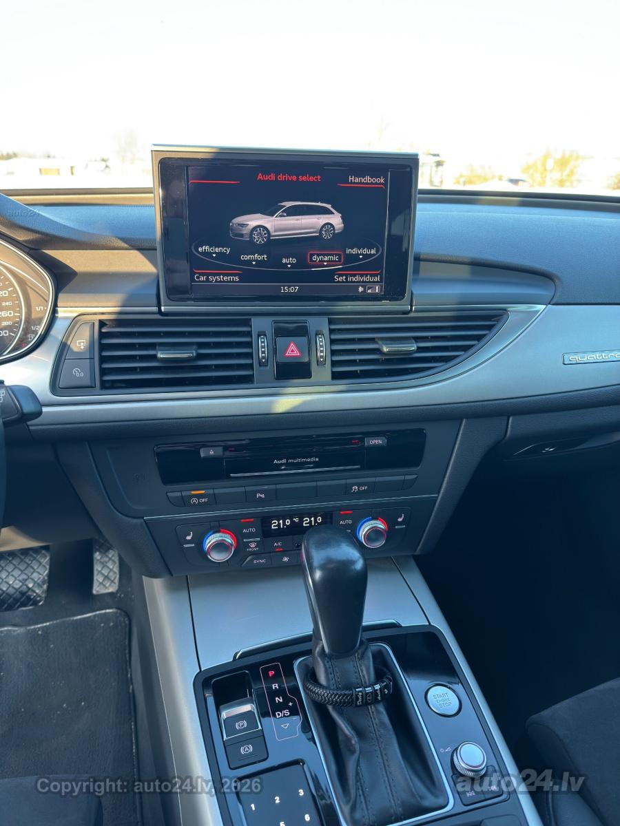 White Audi A6 2017 in Tallinn, with an engine capacity of 3.00 L and mileage of 225 thousand km for 19000 €, photo 10 on AUTOMOTO.COM.LV