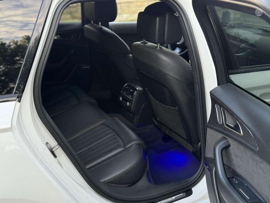 White Audi A6 2017 in Vilnius, with an engine capacity of 3.00 L and mileage of 178 thousand km for 18650 €, photo 12 on AUTOMOTO.COM.LV