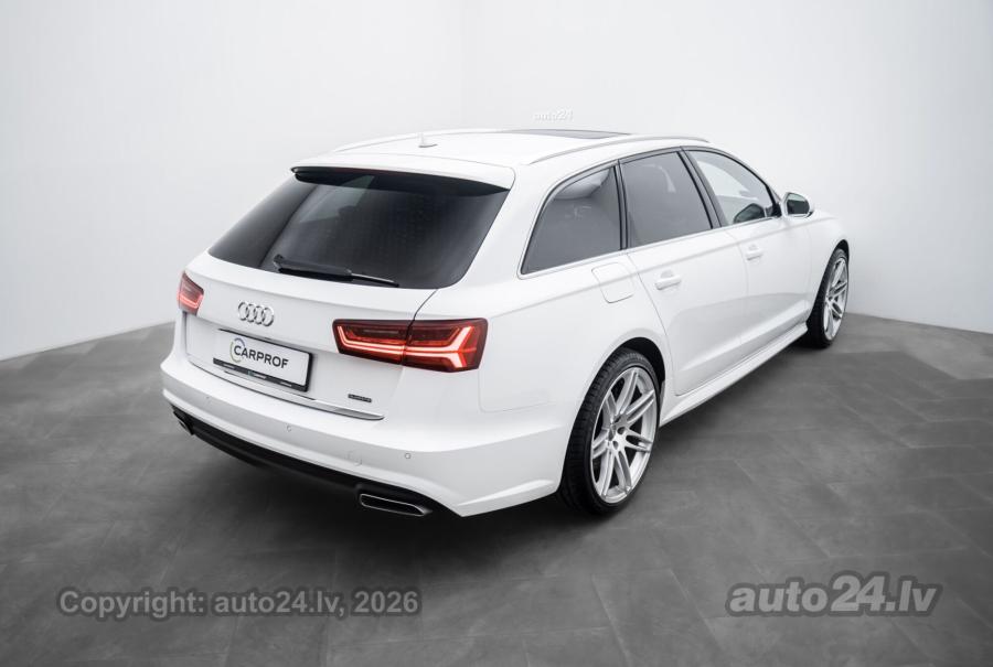 White Audi A6 2017 in Tallinn, with an engine capacity of 3.00 L and mileage of 246 thousand km for 14999 €, photo 6 on AUTOMOTO.COM.LV
