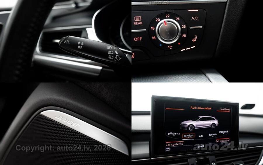 White Audi A6 2017 in Tallinn, with an engine capacity of 3.00 L and mileage of 246 thousand km for 14999 €, photo 16 on AUTOMOTO.COM.LV