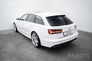 White Audi A6 2017 in Tallinn, with an engine capacity of 3.00 L and mileage of 246 thousand km for 14999 €, photo 9 on AUTOMOTO.COM.LV