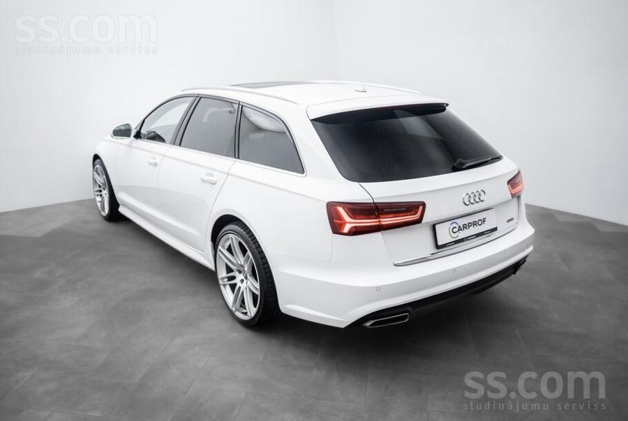 White Audi A6 2017 in Tallinn, with an engine capacity of 3.00 L and mileage of 246 thousand km for 14999 €, photo 9 on AUTOMOTO.COM.LV