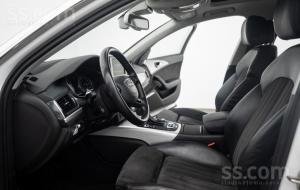White Audi A6 2017 in Tallinn, with an engine capacity of 3.00 L and mileage of 246 thousand km for 14999 €, photo 10 on AUTOMOTO.COM.LV