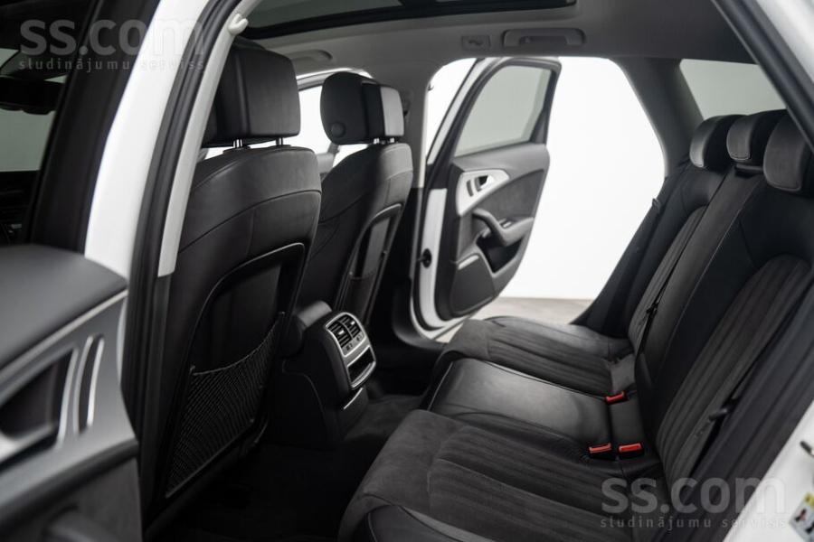 White Audi A6 2017 in Tallinn, with an engine capacity of 3.00 L and mileage of 246 thousand km for 14999 €, photo 11 on AUTOMOTO.COM.LV