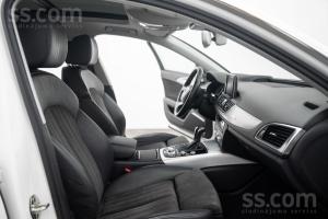 White Audi A6 2017 in Tallinn, with an engine capacity of 3.00 L and mileage of 246 thousand km for 14999 €, photo 13 on AUTOMOTO.COM.LV