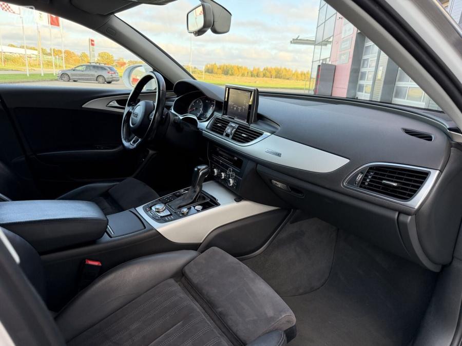 White Audi A6 2017 in Panevezys, with an engine capacity of 2.00 L and mileage of 317 thousand km for 12650 €, photo 21 on AUTOMOTO.COM.LV