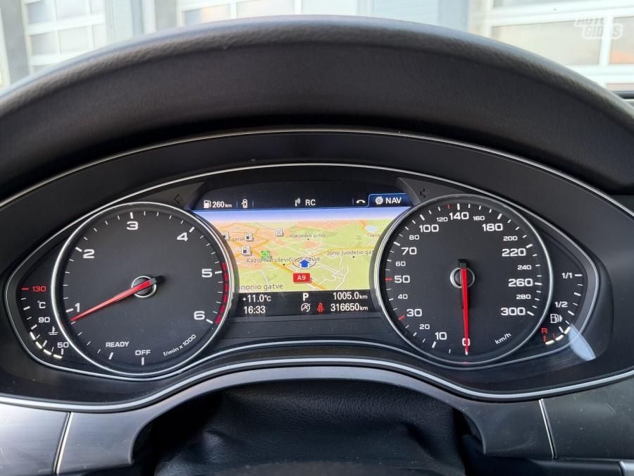 White Audi A6 2017 in Panevezys, with an engine capacity of 2.00 L and mileage of 317 thousand km for 12650 €, photo 34 on AUTOMOTO.COM.LV