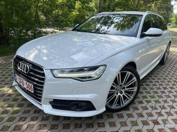 White Audi A6 2018 in Vilnius, with an engine capacity of 1.97 L and mileage of 265 thousand km for 14500 €, photo 2 on AUTOMOTO.COM.LV