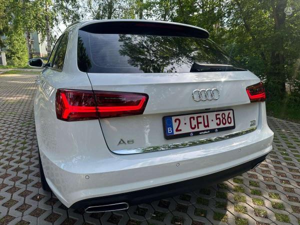 White Audi A6 2018 in Vilnius, with an engine capacity of 1.97 L and mileage of 265 thousand km for 14500 €, photo 5 on AUTOMOTO.COM.LV