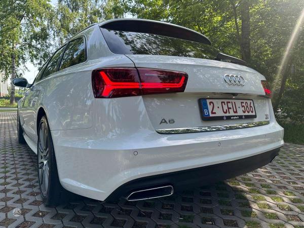White Audi A6 2018 in Vilnius, with an engine capacity of 1.97 L and mileage of 265 thousand km for 14500 €, photo 6 on AUTOMOTO.COM.LV