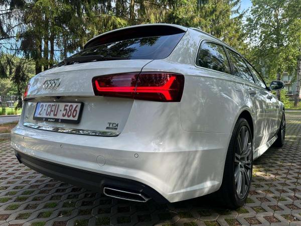White Audi A6 2018 in Vilnius, with an engine capacity of 1.97 L and mileage of 265 thousand km for 14500 €, photo 8 on AUTOMOTO.COM.LV