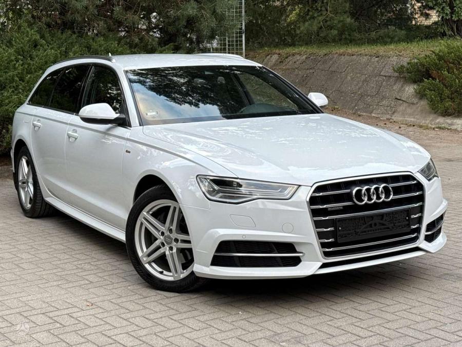 White Audi A6 2018 in Prienai, with an engine capacity of 2.00 L and mileage of 263 thousand km for 15700 €, photo 5 on AUTOMOTO.COM.LV