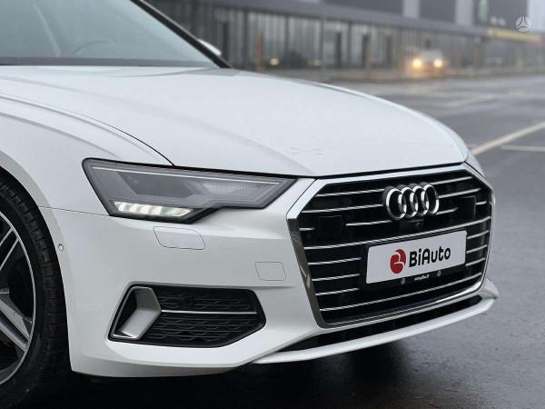 White Audi A6 2019 in Utena, with an engine capacity of 1.97 L and mileage of 143 thousand km for 22650 €, photo 10 on AUTOMOTO.COM.LV