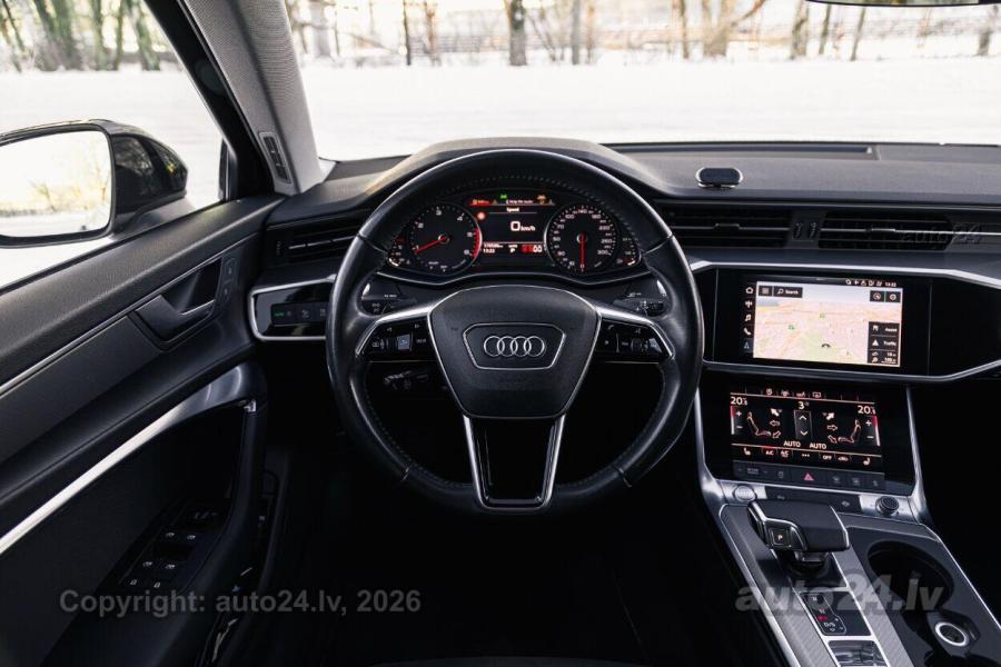 White Audi A6 2019 in Tallinn, with an engine capacity of 2.00 L and mileage of 171 thousand km for 29000 €, photo 11 on AUTOMOTO.COM.LV