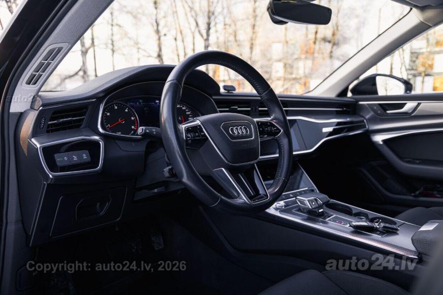 White Audi A6 2019 in Tallinn, with an engine capacity of 2.00 L and mileage of 171 thousand km for 29000 €, photo 13 on AUTOMOTO.COM.LV