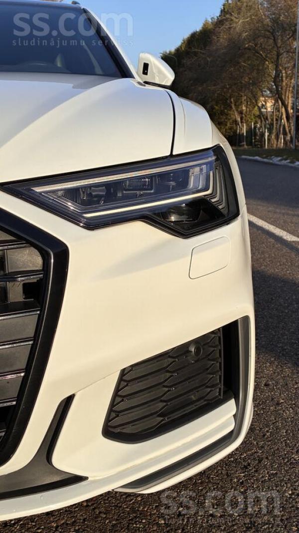 White Audi A6 2019 in Riga, with an engine capacity of 3.00 L and mileage of 182 thousand km for 26600 €, photo 9 on AUTOMOTO.COM.LV