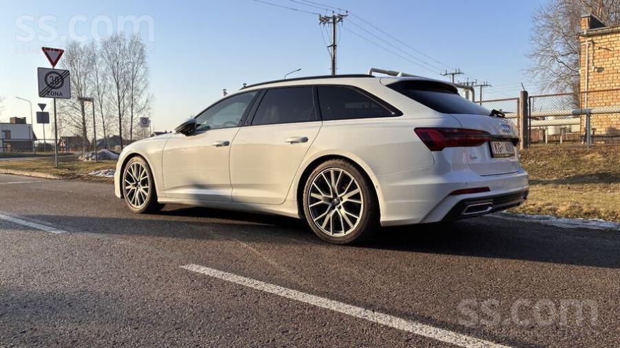 White Audi A6 2019 in Riga, with an engine capacity of 3.00 L and mileage of 182 thousand km for 26600 €, photo 7 on AUTOMOTO.COM.LV