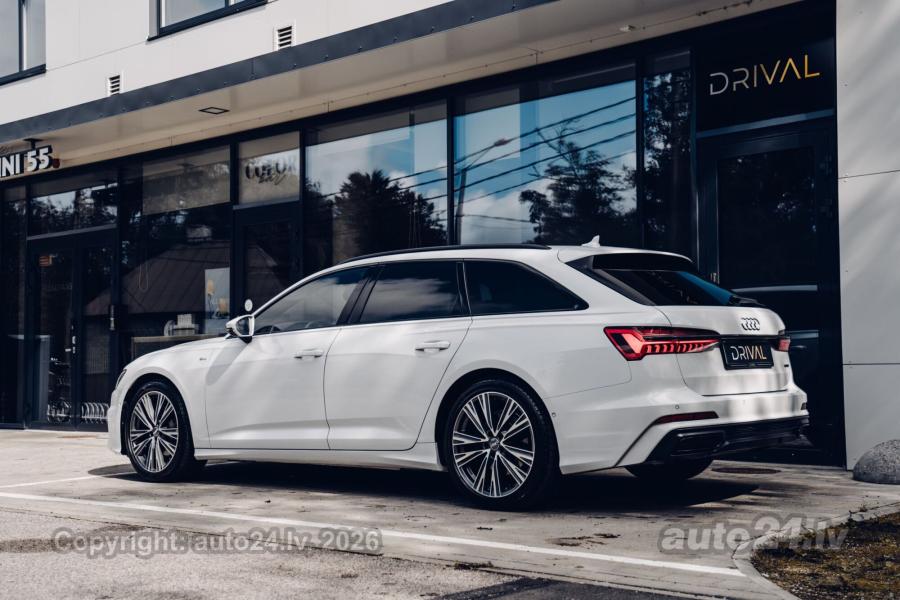 White Audi A6 2019 in Tallinn, with an engine capacity of 3.00 L and mileage of 109 thousand km for 37900 €, photo 5 on AUTOMOTO.COM.LV
