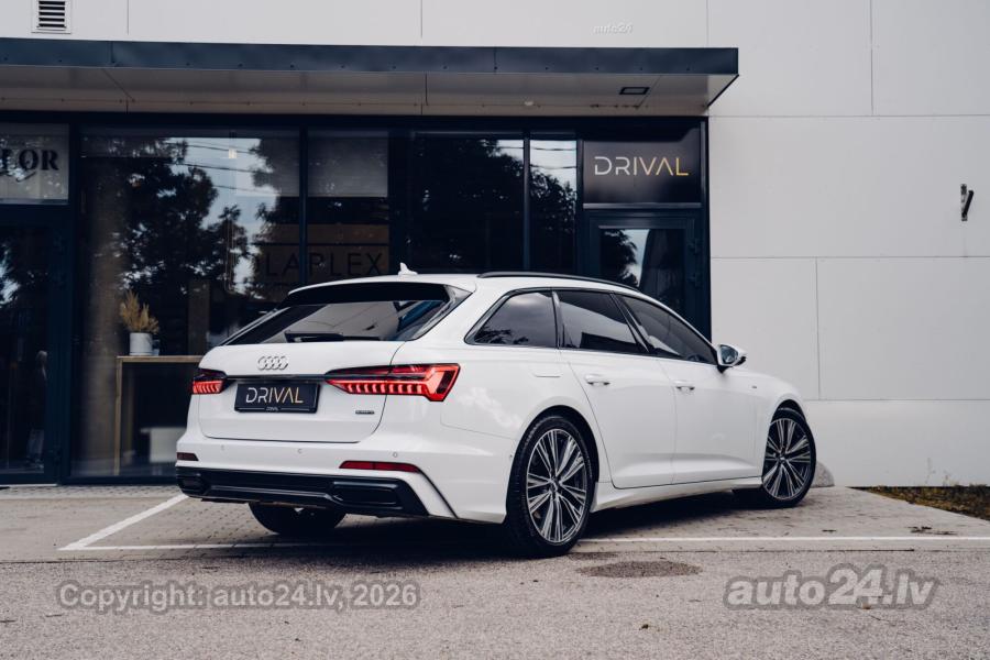 White Audi A6 2019 in Tallinn, with an engine capacity of 3.00 L and mileage of 109 thousand km for 37900 €, photo 6 on AUTOMOTO.COM.LV