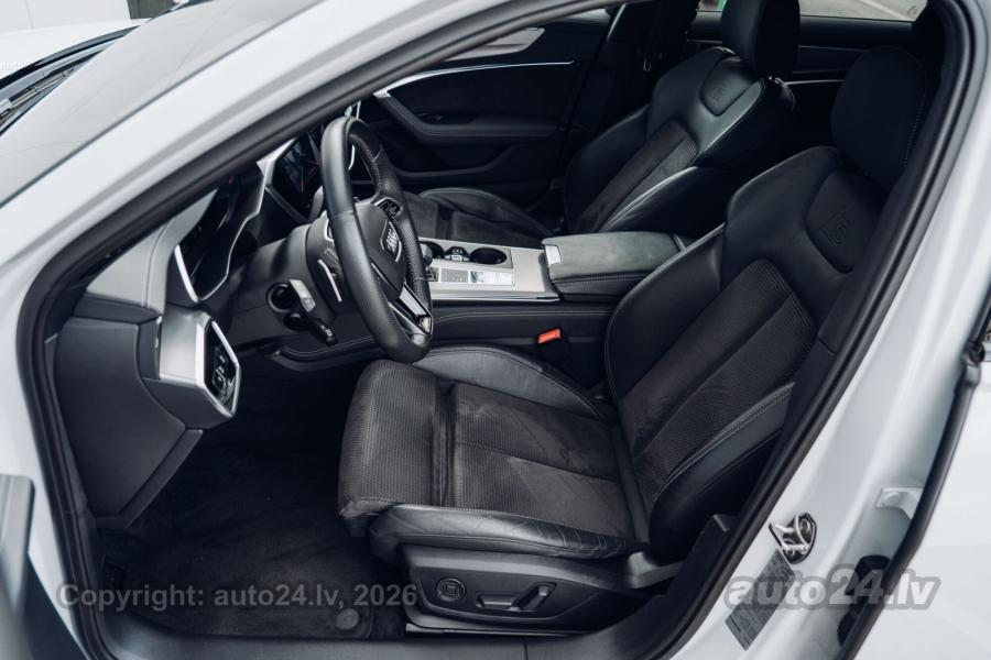 White Audi A6 2019 in Tallinn, with an engine capacity of 3.00 L and mileage of 109 thousand km for 37900 €, photo 8 on AUTOMOTO.COM.LV