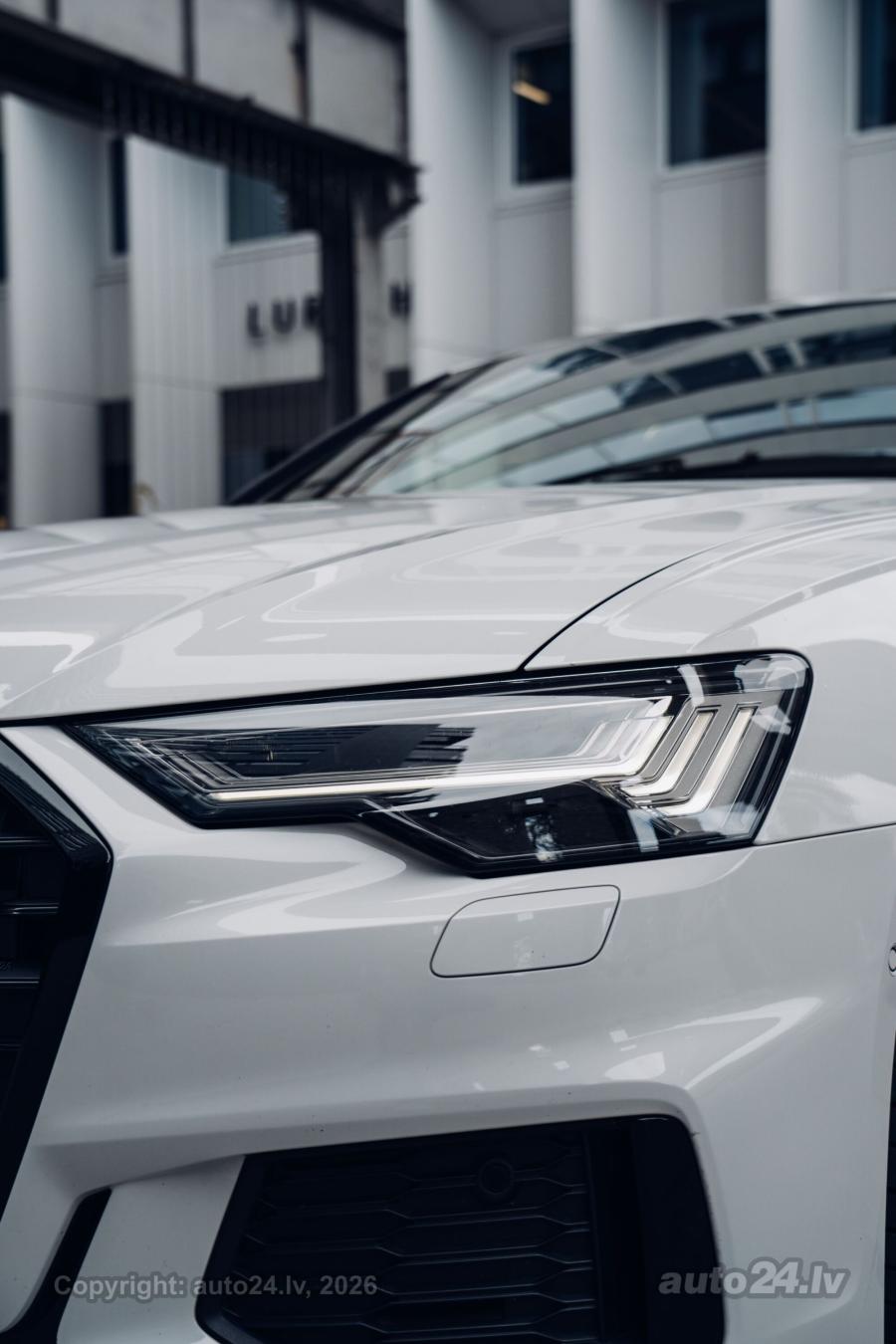 White Audi A6 2019 in Tallinn, with an engine capacity of 3.00 L and mileage of 109 thousand km for 37900 €, photo 17 on AUTOMOTO.COM.LV