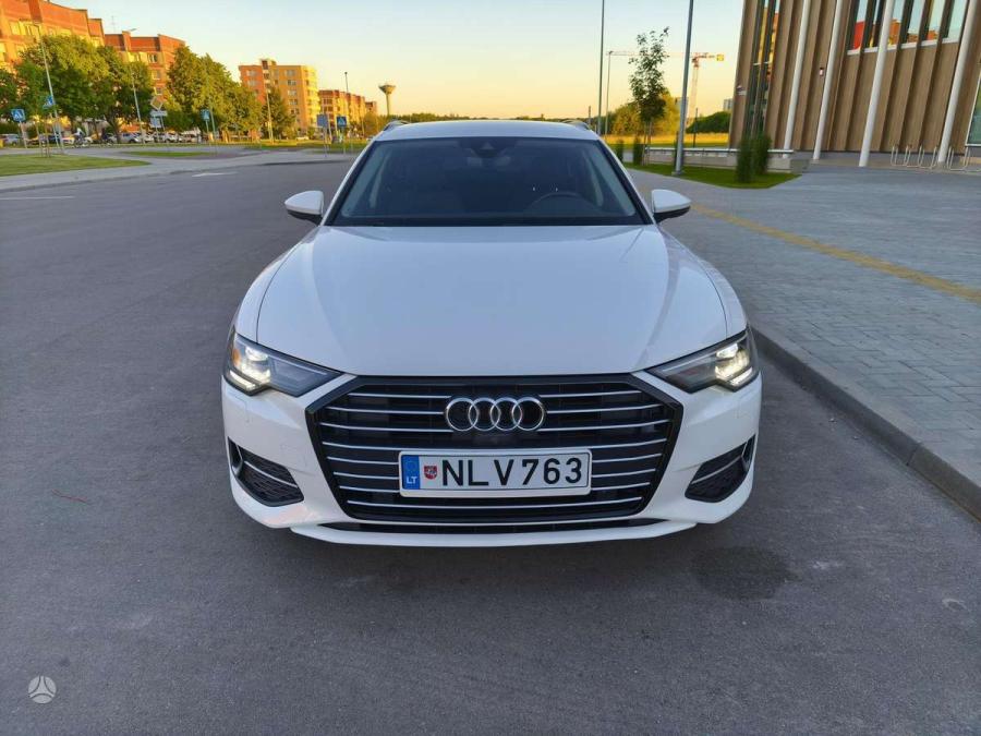 White Audi A6 2019 in Klaipeda, with an engine capacity of 1.97 L and mileage of 131 thousand km for 24000 €, photo 5 on AUTOMOTO.COM.LV