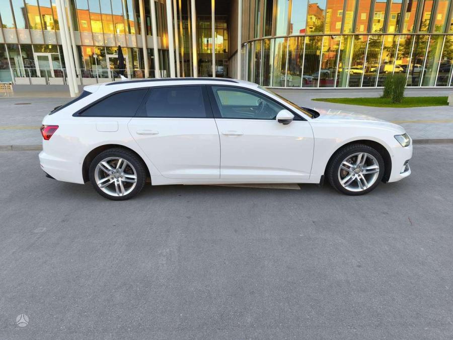 White Audi A6 2019 in Klaipeda, with an engine capacity of 1.97 L and mileage of 131 thousand km for 24000 €, photo 8 on AUTOMOTO.COM.LV