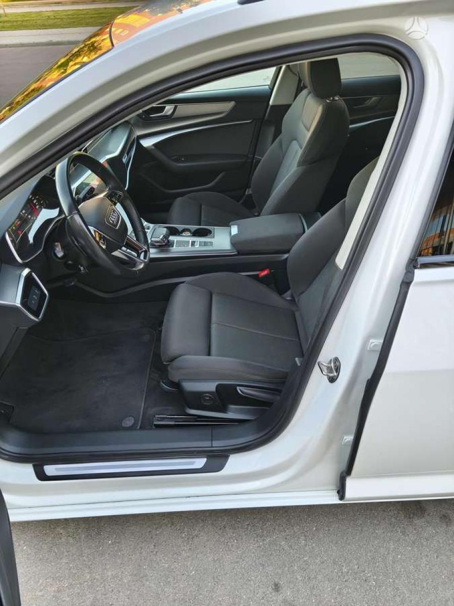 White Audi A6 2019 in Klaipeda, with an engine capacity of 1.97 L and mileage of 131 thousand km for 24000 €, photo 13 on AUTOMOTO.COM.LV