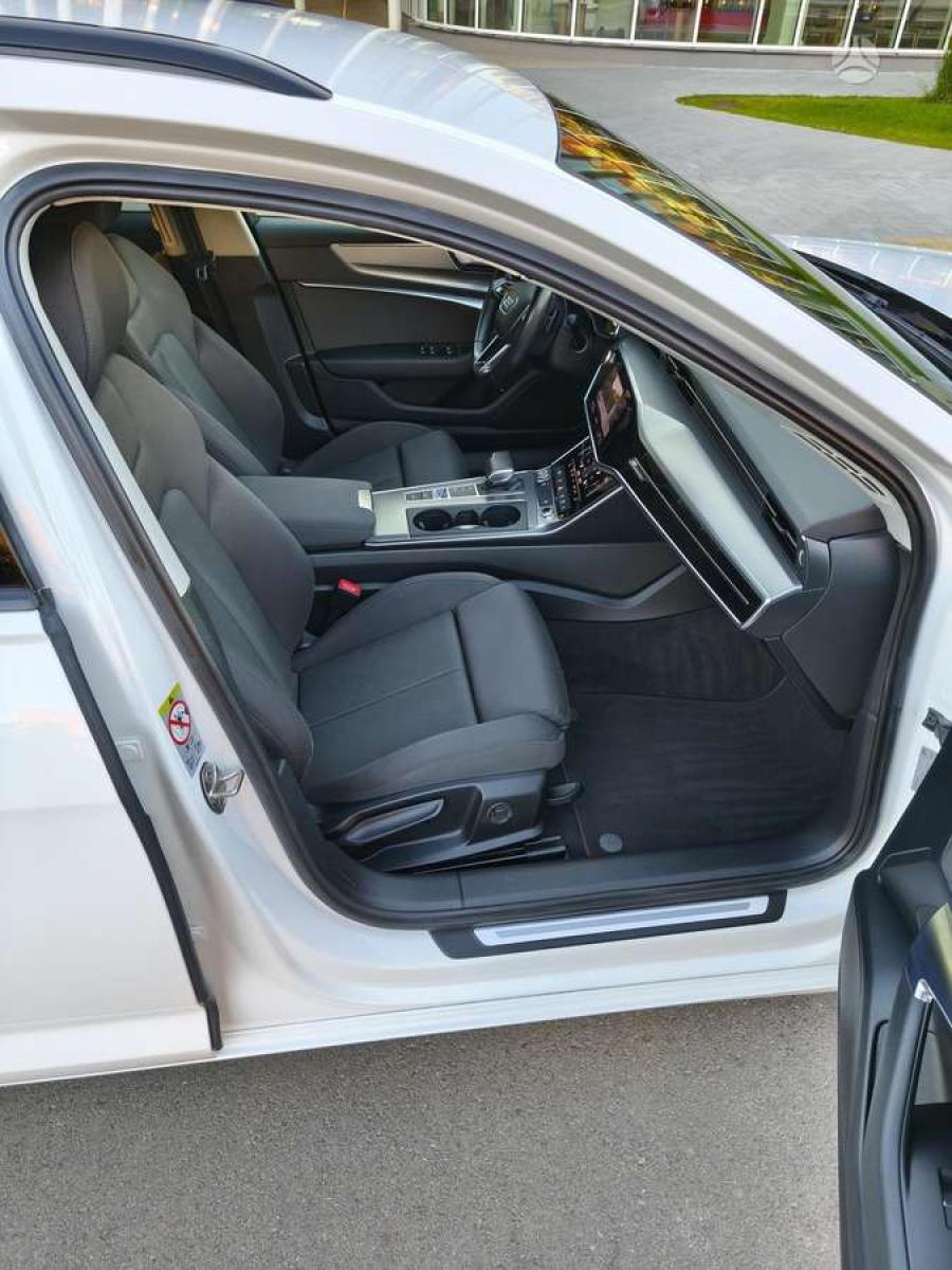 White Audi A6 2019 in Klaipeda, with an engine capacity of 1.97 L and mileage of 131 thousand km for 24000 €, photo 16 on AUTOMOTO.COM.LV