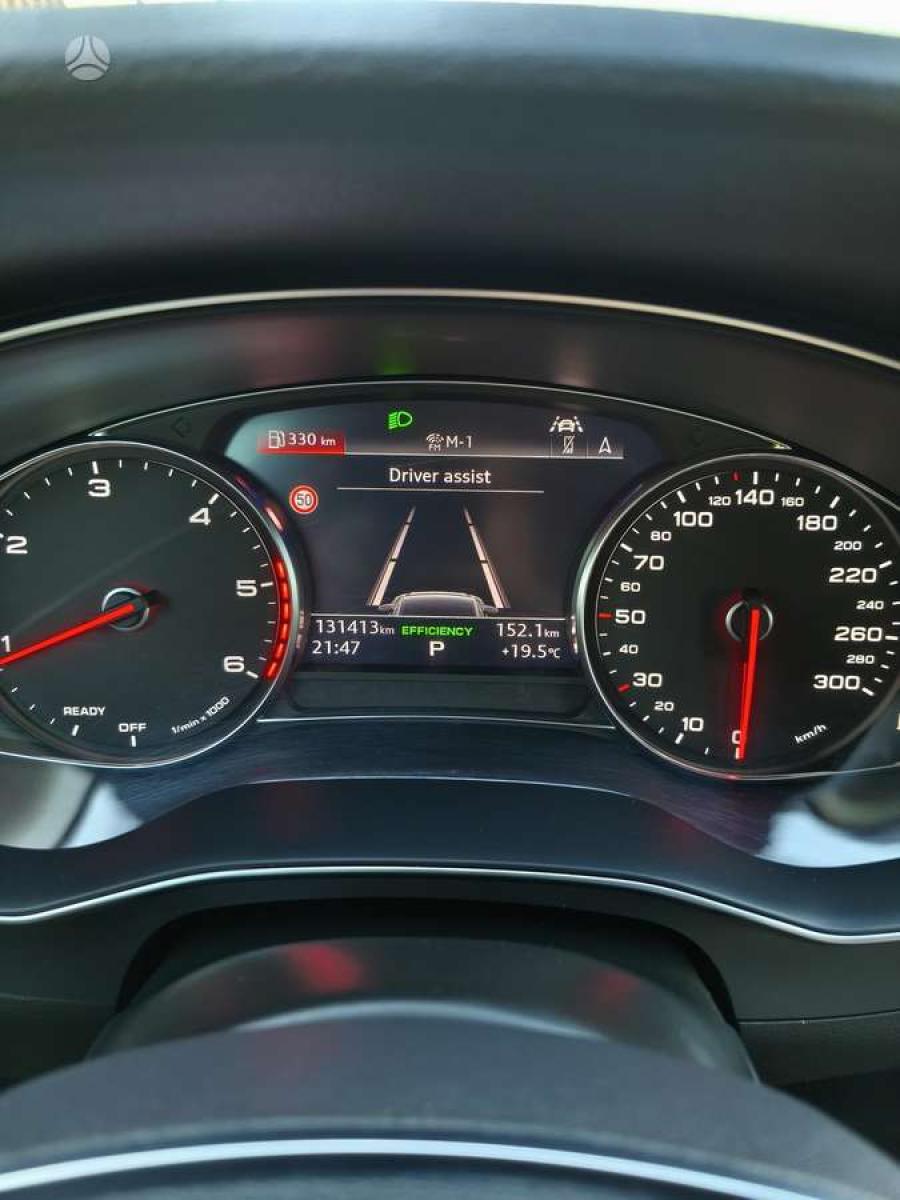 White Audi A6 2019 in Klaipeda, with an engine capacity of 1.97 L and mileage of 131 thousand km for 24000 €, photo 22 on AUTOMOTO.COM.LV