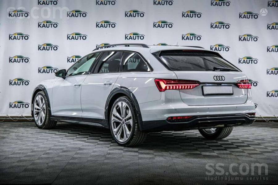 White Audi A6 2019 in Riga, with an engine capacity of 3.00 L and mileage of 234 thousand km for 32800 €, photo 5 on AUTOMOTO.COM.LV