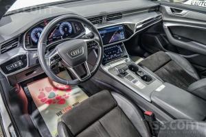 White Audi A6 2019 in Riga, with an engine capacity of 3.00 L and mileage of 234 thousand km for 32800 €, photo 6 on AUTOMOTO.COM.LV