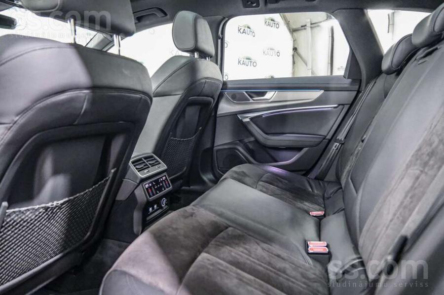 White Audi A6 2019 in Riga, with an engine capacity of 3.00 L and mileage of 234 thousand km for 32800 €, photo 9 on AUTOMOTO.COM.LV