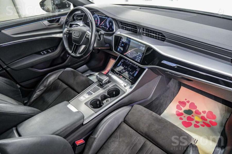 White Audi A6 2019 in Riga, with an engine capacity of 3.00 L and mileage of 234 thousand km for 32800 €, photo 11 on AUTOMOTO.COM.LV
